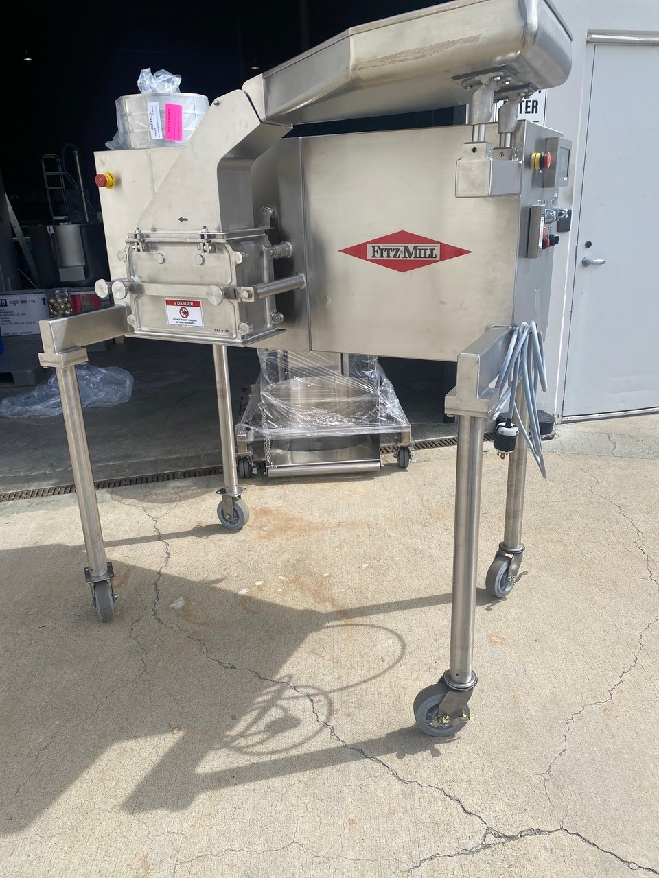 One Used Fitzpatrick Fitzmill Model D6A Stainless Steel Construction ...